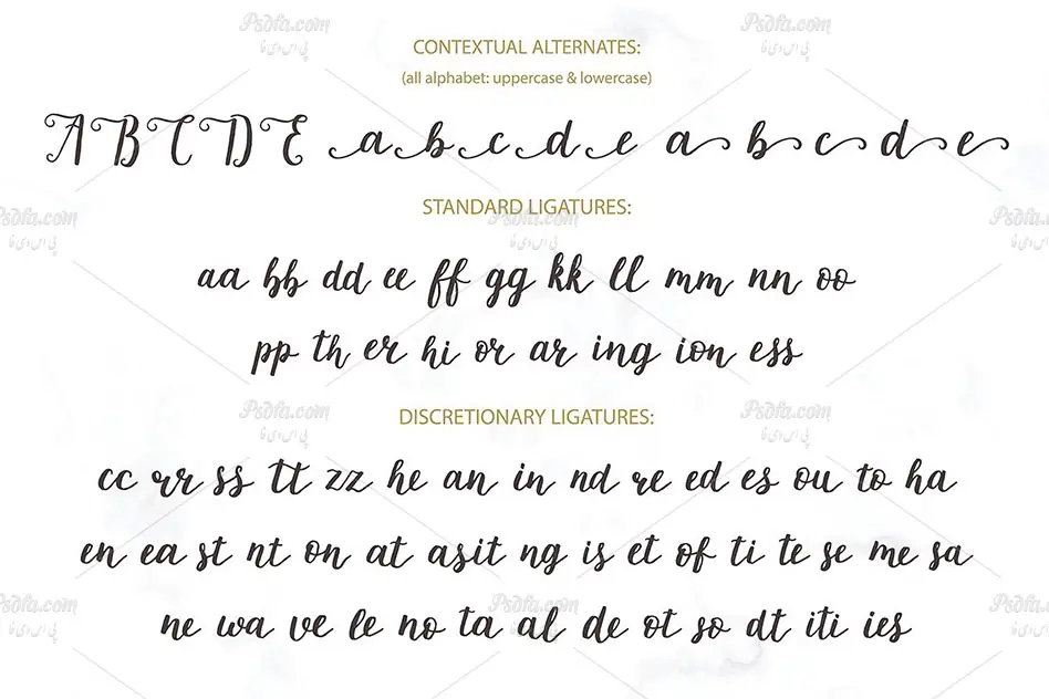 فونت انگلیسی mishelle script با طرح دستنویس |🔥کد فایل 6441